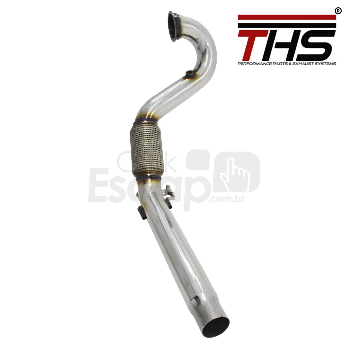 DOWNPIPE THS INOX 304 03 POL. GOLF GTI 2.0 A3 2.0 PASSAT JETTA GLI ...