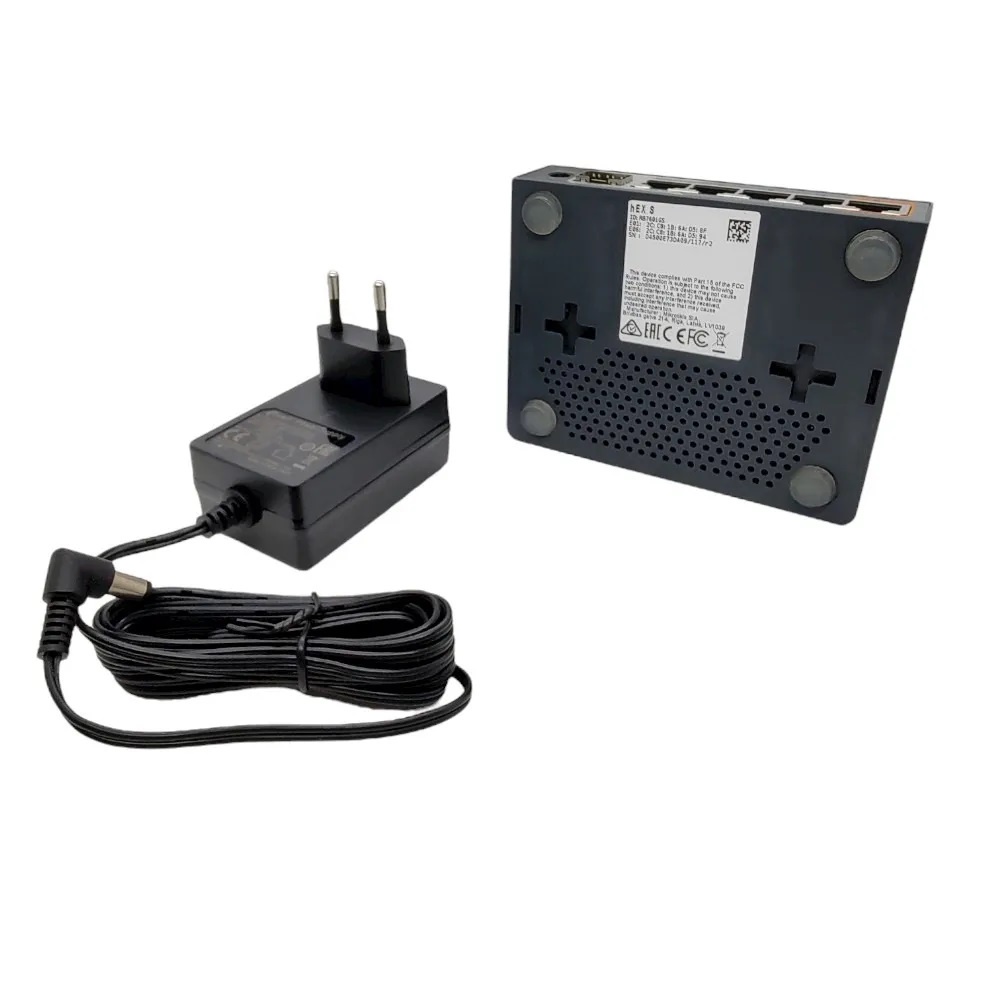 Switch Roteador Rede 04P Mikrotik RB760IGS HEX S L4 - EQUIPE INFORMÁTICA