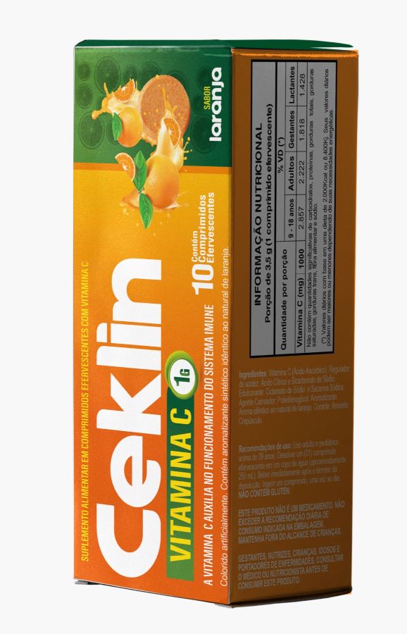 Vitamina C Ceklin 10 CP eferv. MEDNA - Fabricante Online - Tudo para ...