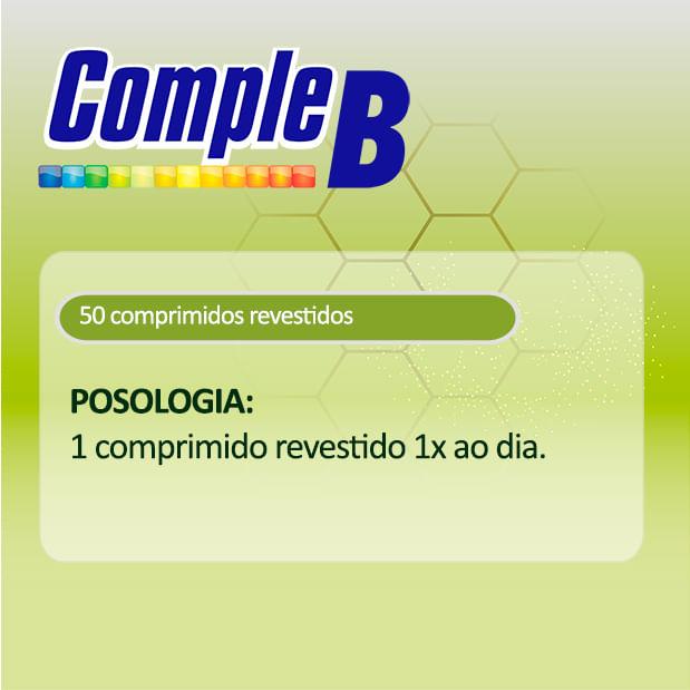 Polivitamínico Comple B 50comp - Natulab - Fabricante Online - Tudo para cuidar da sua saúde!