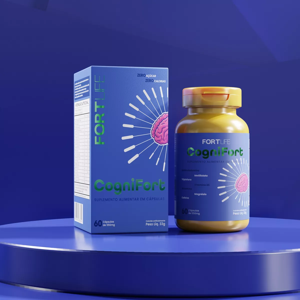 Cognifort 550mg C/ 60 Cápsulas - Fortlife - Fabricante Online - Tudo ...