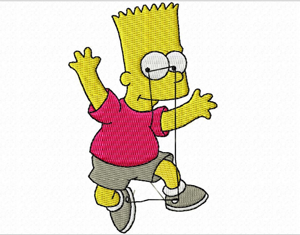 Matriz Bordado Simpsons - Matriz Bordados Eletrônicos