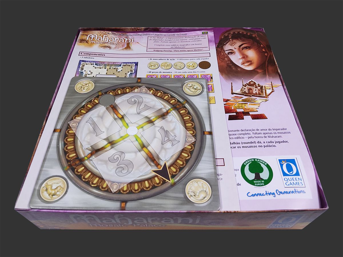 Organizador (INSERT MDF) para Maharani - Bucaneiros Jogos - Board Games ...
