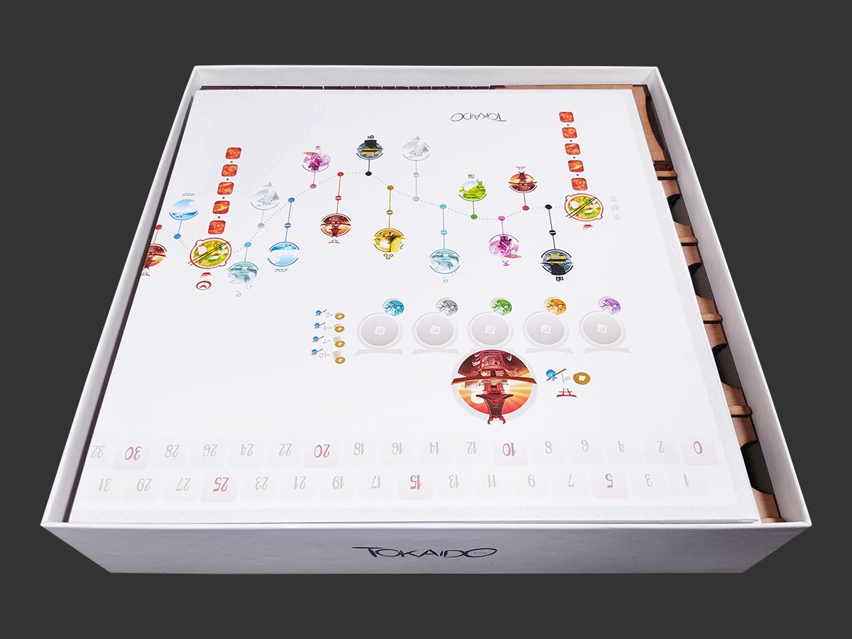 Organizador (INSERT MDF) para Tokaido com Dashboards - Bucaneiros Jogos ...