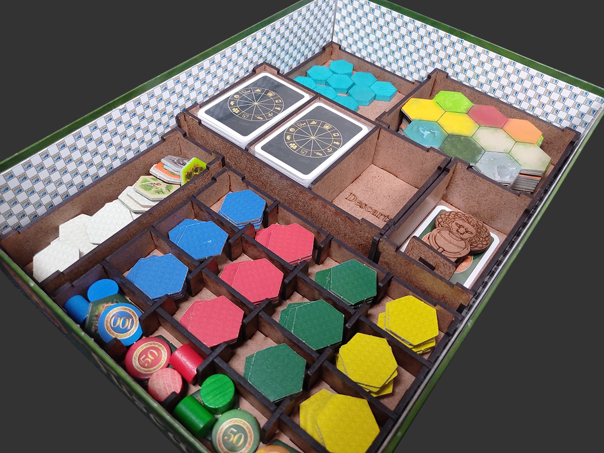Organizador (INSERT MDF) para The Castle of Tuscany - Bucaneiros Jogos ...
