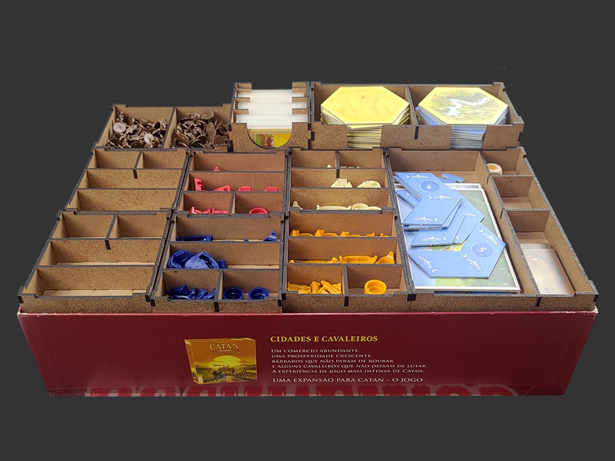 Organizador (INSERT ESTENDIDO) para Catan Plus - Bucaneiros Jogos ...