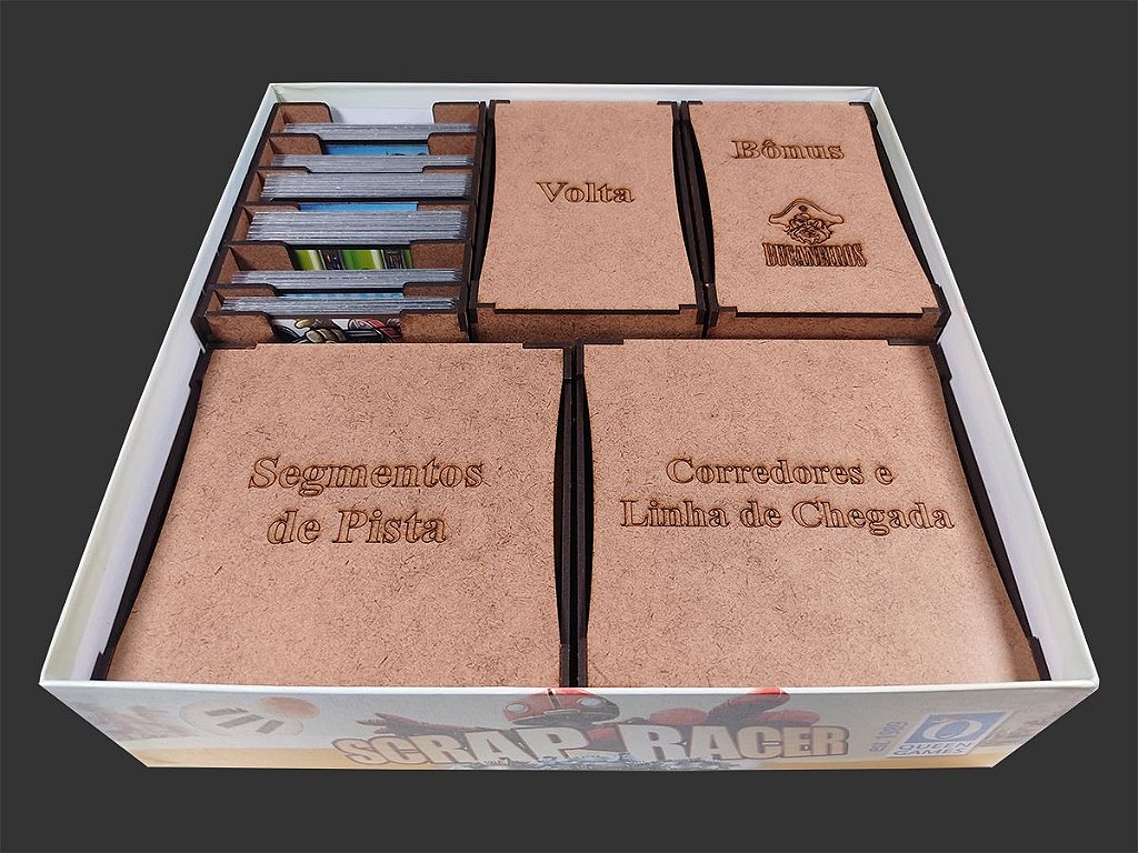 Organizador (SOFT INSERT PARANÁ) para Scrap Racer - Bucaneiros Jogos ...