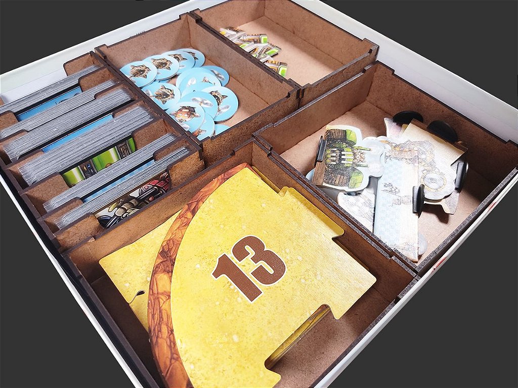 Organizador (SOFT INSERT PARANÁ) para Scrap Racer - Bucaneiros Jogos ...
