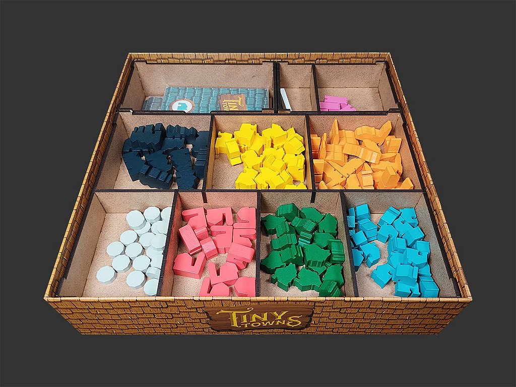 Organizador (SOFT INSERT PARANÁ) para Tiny Towns - Bucaneiros Jogos - Board Games (Jogos de ...