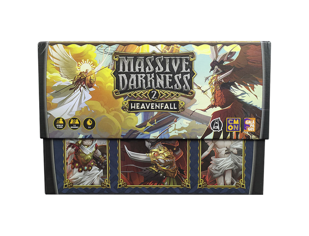 Organizador (SOFT INSERT XPS) para Massive Darkness 2: Heavenfall + Board Band (Elástico ...