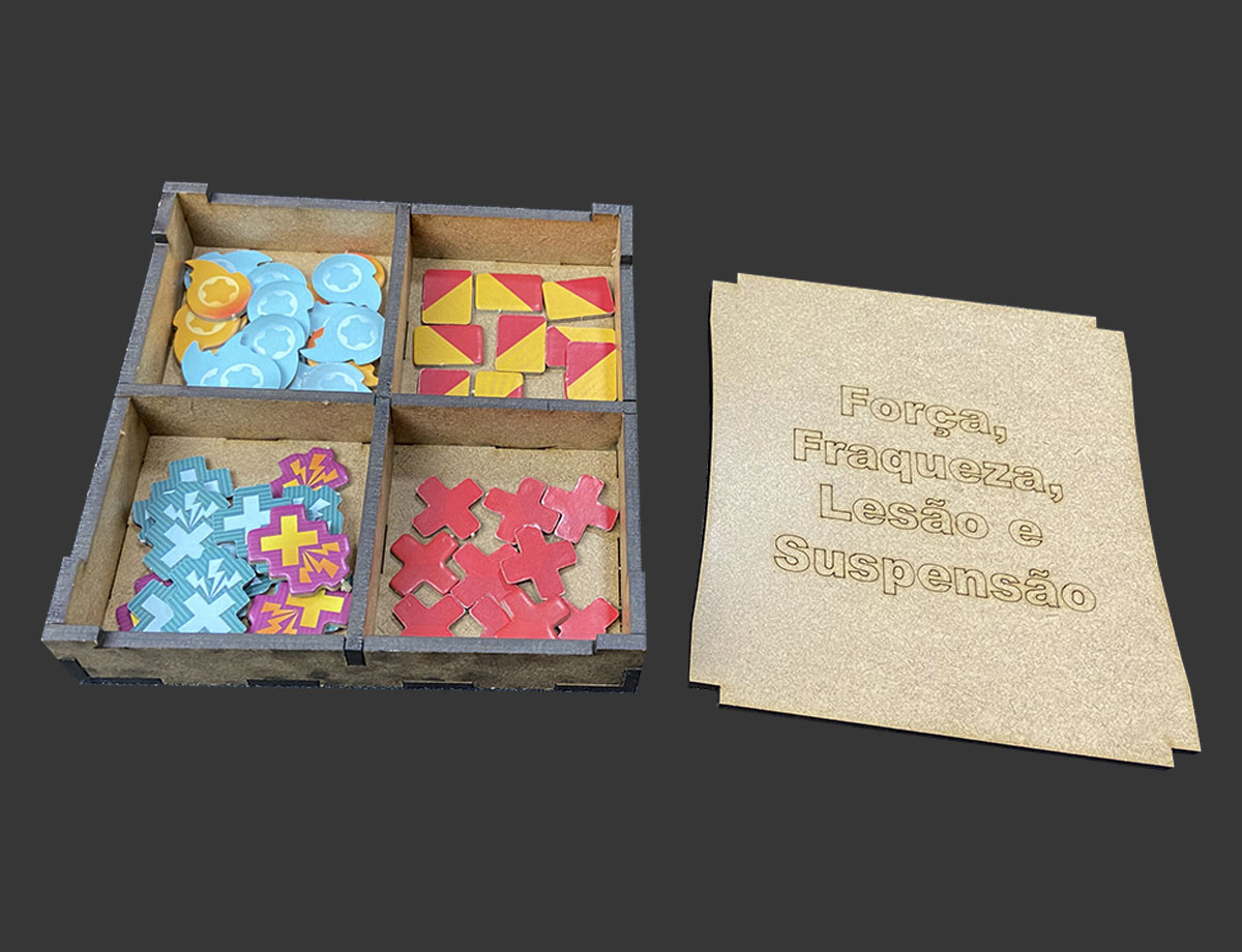 Organizador (INSERT MDF) para Eleven: Um Jogo de Gerenciamento de ...