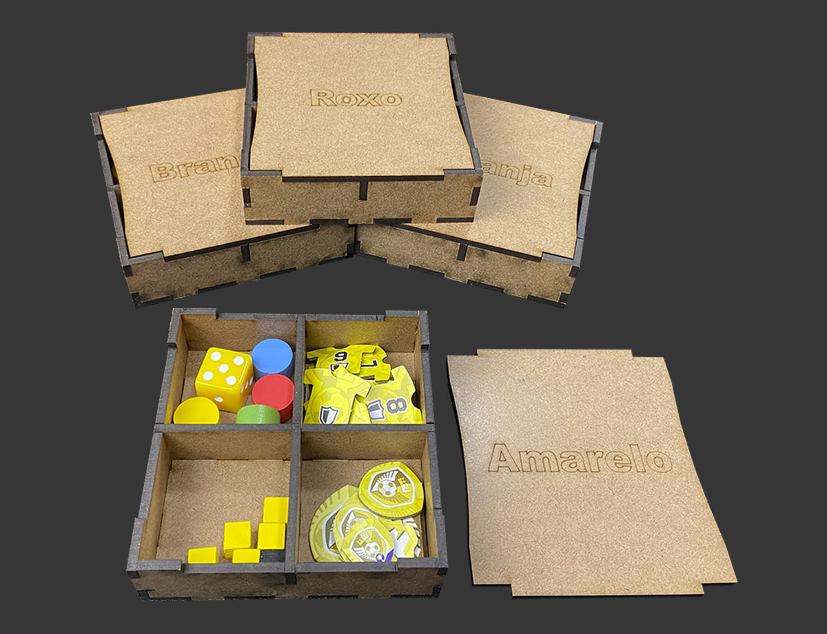 Organizador (INSERT MDF) para Eleven: Um Jogo de Gerenciamento de ...