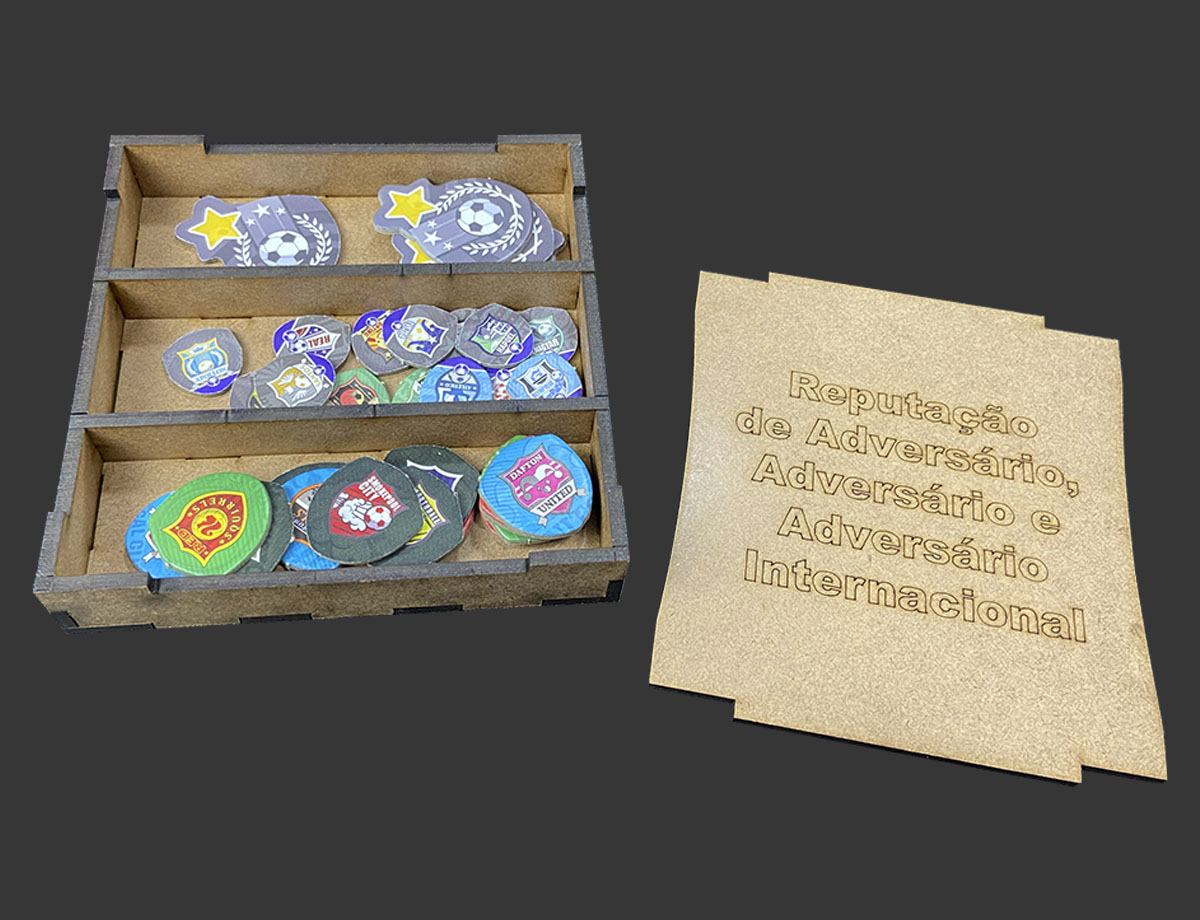 Organizador (INSERT MDF) para Eleven: Um Jogo de Gerenciamento de ...