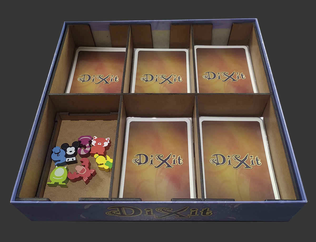 Organizador (INSERT MDF) para Dixit 2º Ed. / Dixit: Disney Edition ...