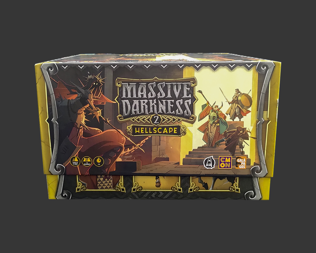 Organizador (INSERT MDF) para Massive Darkness 2: Hellscape + Board Band (Elástico) - Bucaneiros ...