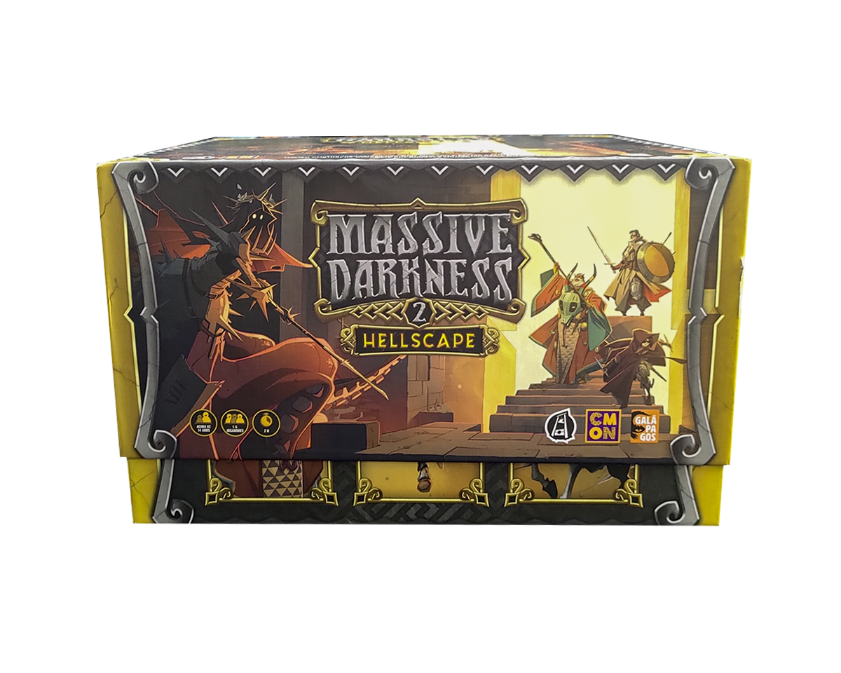 Organizador (SOFT INSERT PARANÁ) para Massive Darkness 2: Hellscape + Board Band (Elástico ...
