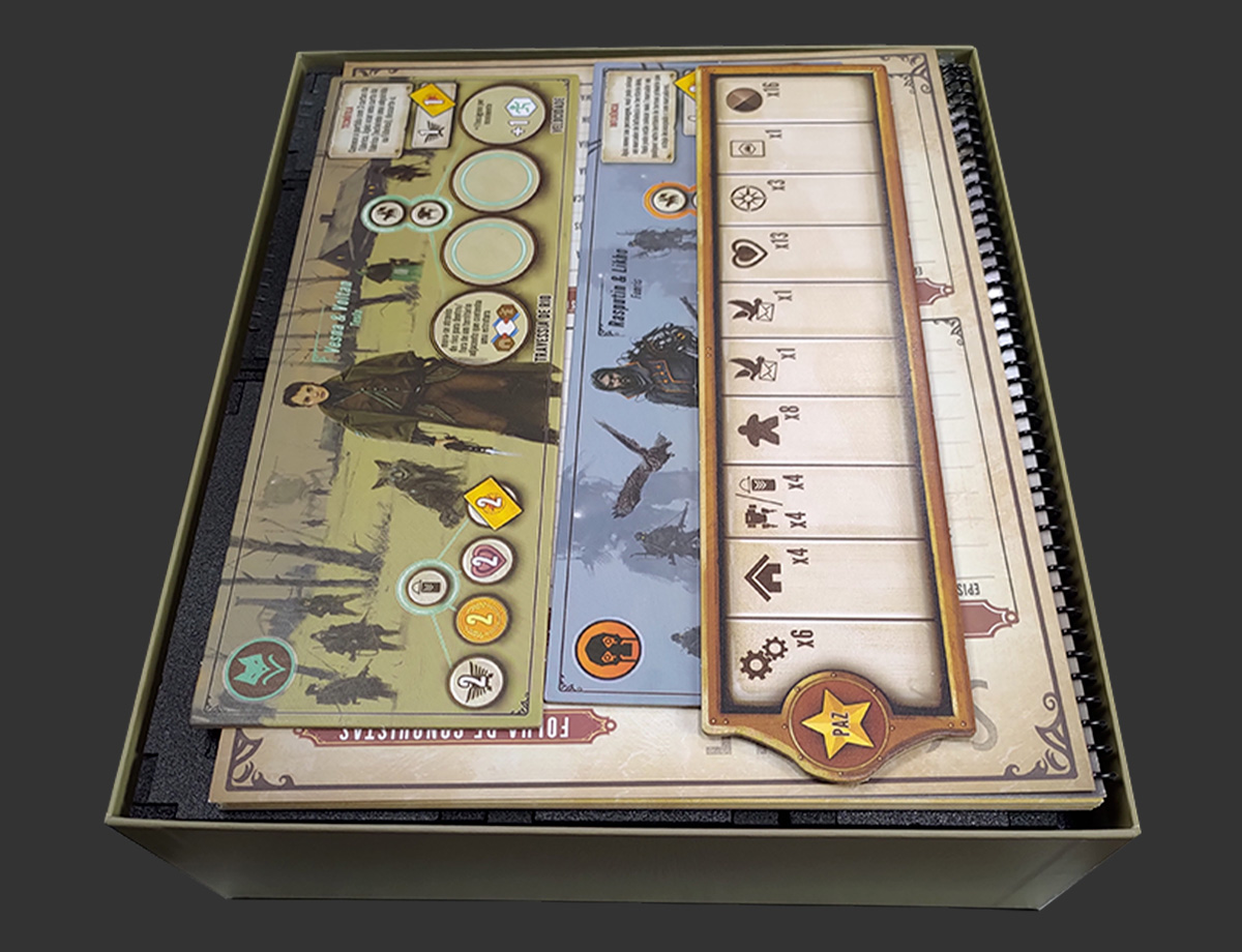 Organizador (INSERT MDF) para Scythe: A Ascensão dos Fenris + Board ...