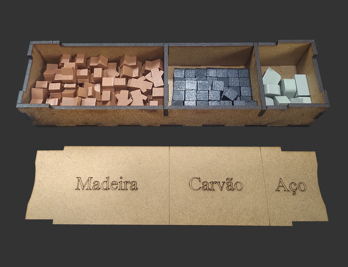 Organizador (INSERT MDF) para Frostpunk: The Board Game + Board Band ...