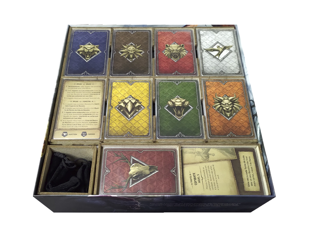 Organizador (SOFT INSERT PARANÁ) de CARTAS para The Witcher: Old World ...