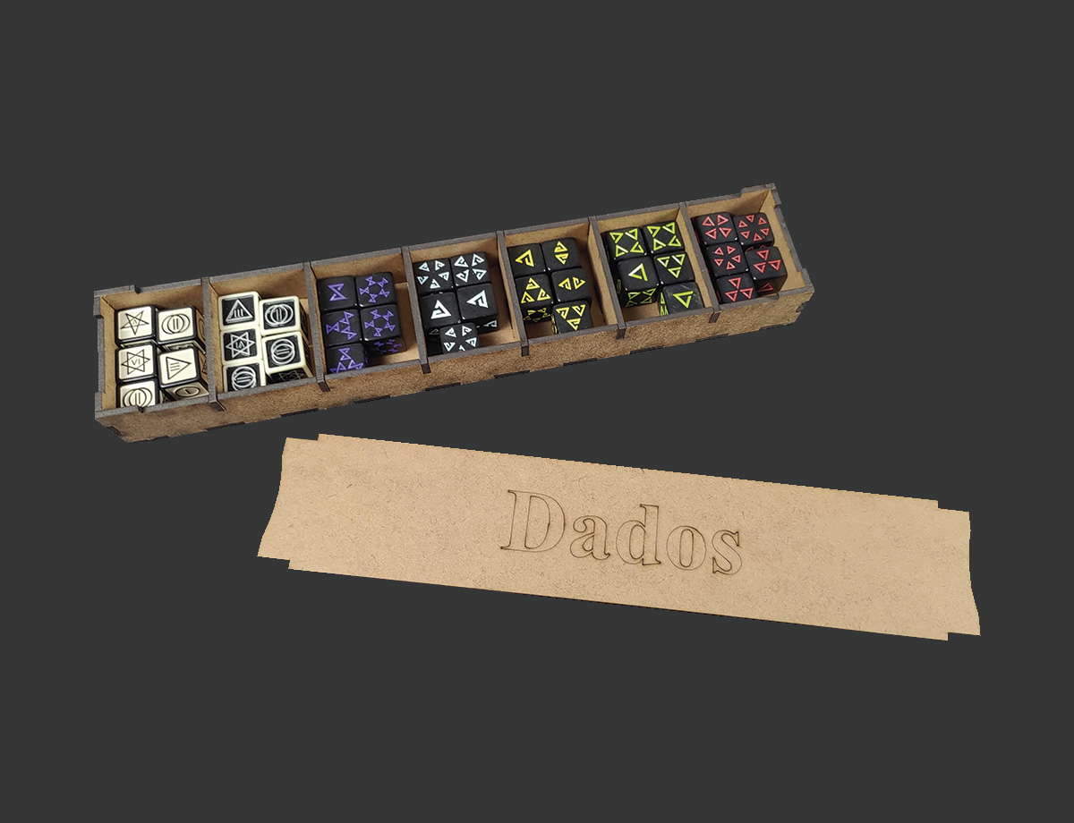 Organizador (INSERT MDF) para The Witcher: Old World (DELUXE) + Extras ...