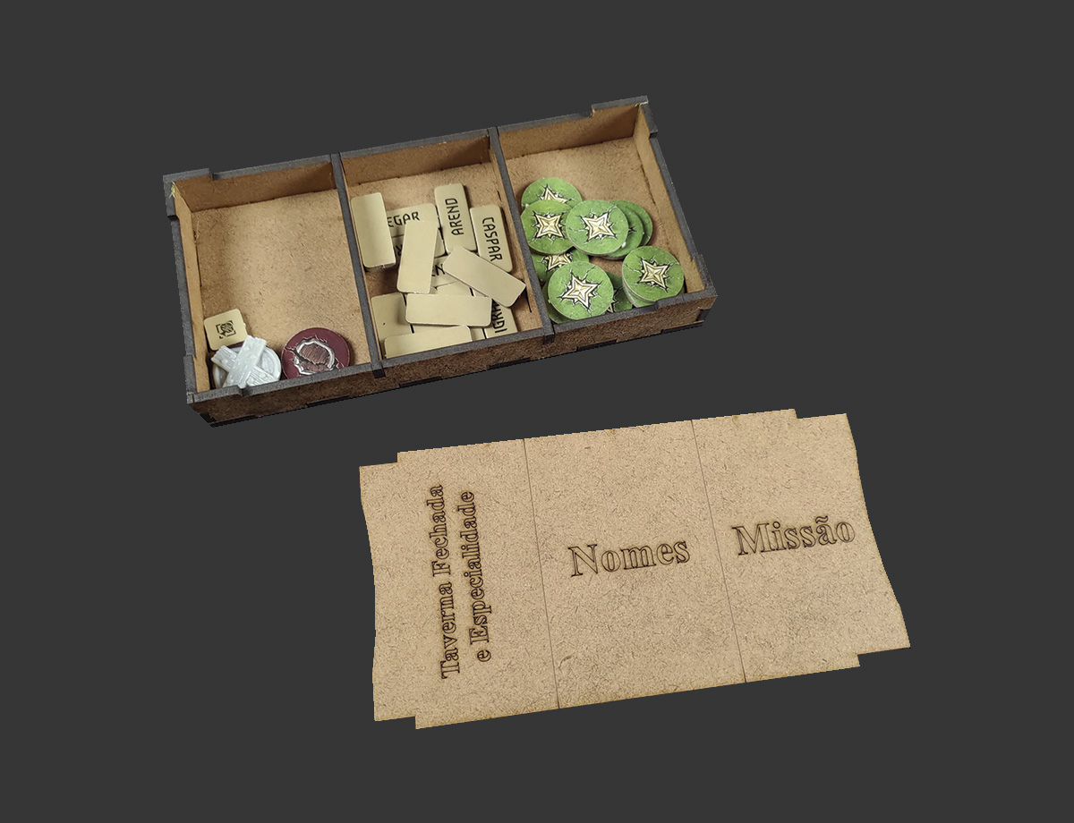 Organizador (INSERT MDF) para The Witcher: Old World (DELUXE) + Extras ...