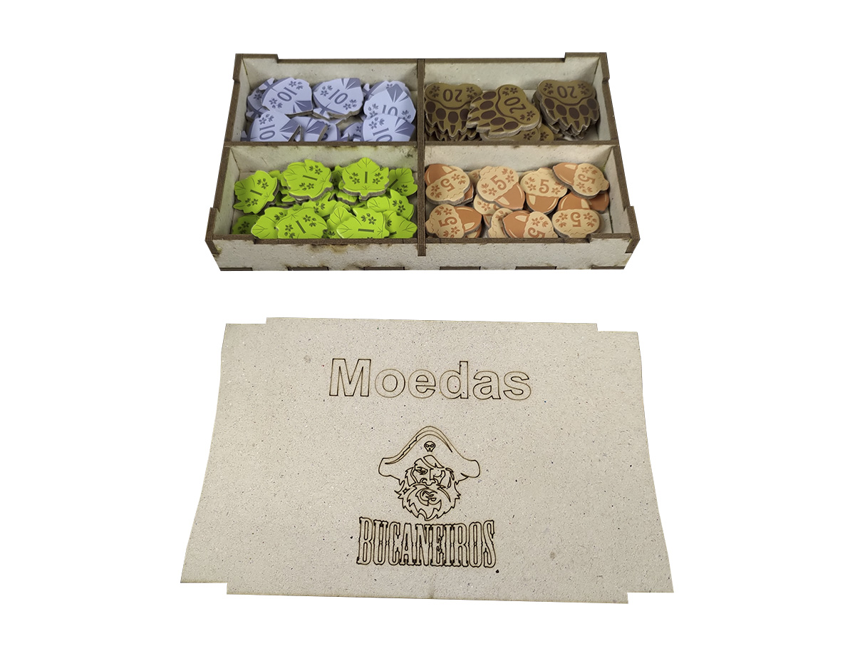 Organizador (INSERT MDF) para Honey Buzz - Bucaneiros Jogos - Board ...