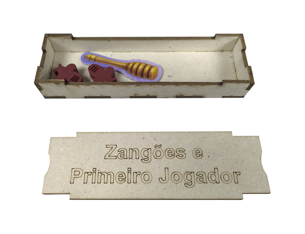 Organizador (INSERT MDF) para Honey Buzz - Bucaneiros Jogos - Board ...