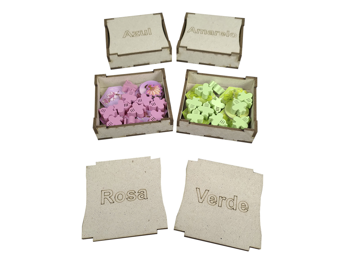 Organizador (INSERT MDF) para Honey Buzz - Bucaneiros Jogos - Board ...