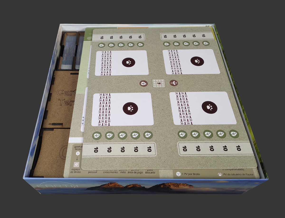Organizador (INSERT MDF) para Earth - Bucaneiros Jogos - Board Games ...