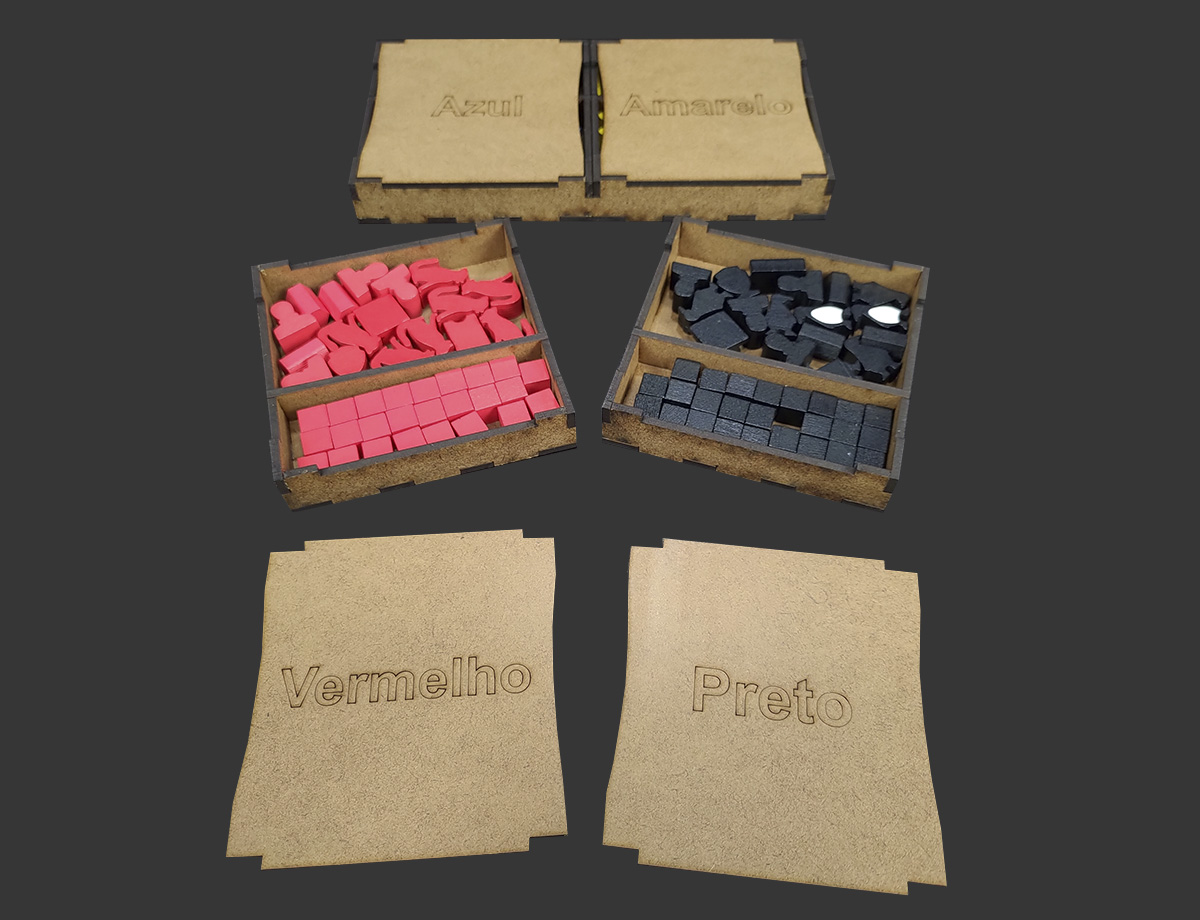 UPGRADE KIT para Organizador (INSERT MDF) para Ark Nova (Modelo 1 p ...