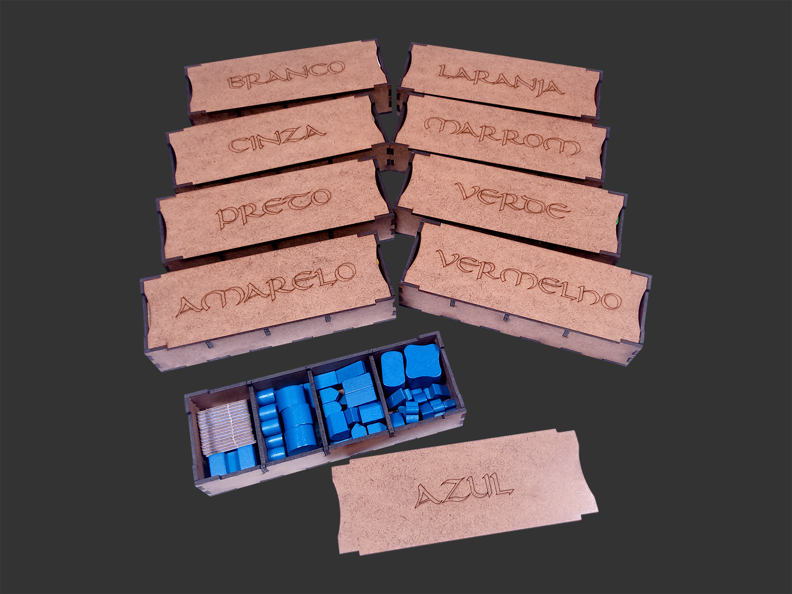 Organizador (INSERT MDF) para Terra Mystica BIG BOX - Bucaneiros Jogos ...