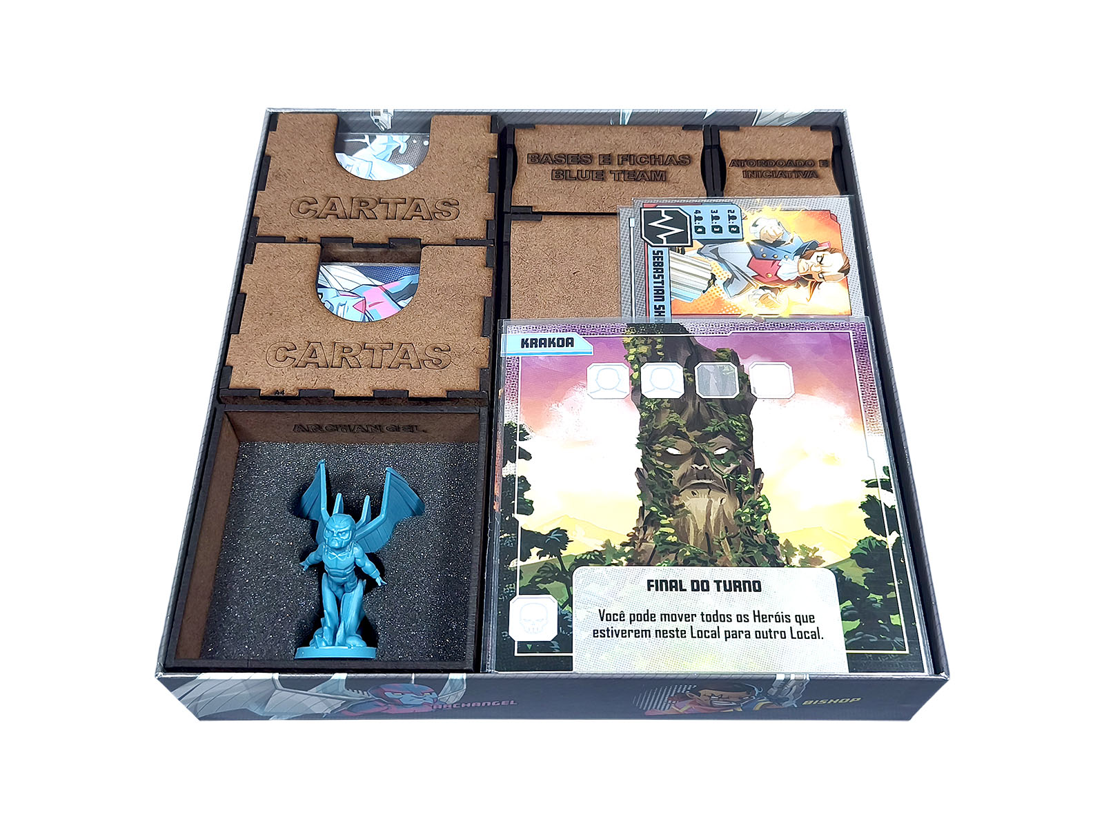 Organizador (INSERT MDF) para Marvel United: X-Men - Gold Team ...