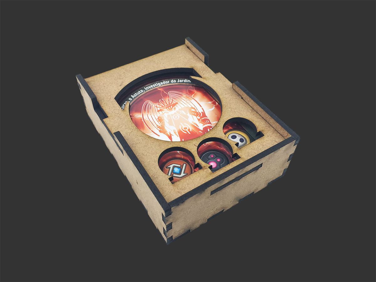 Deck box unitário em MDF para Keyforge (Comporta 1 deck) - Bucaneiros ...