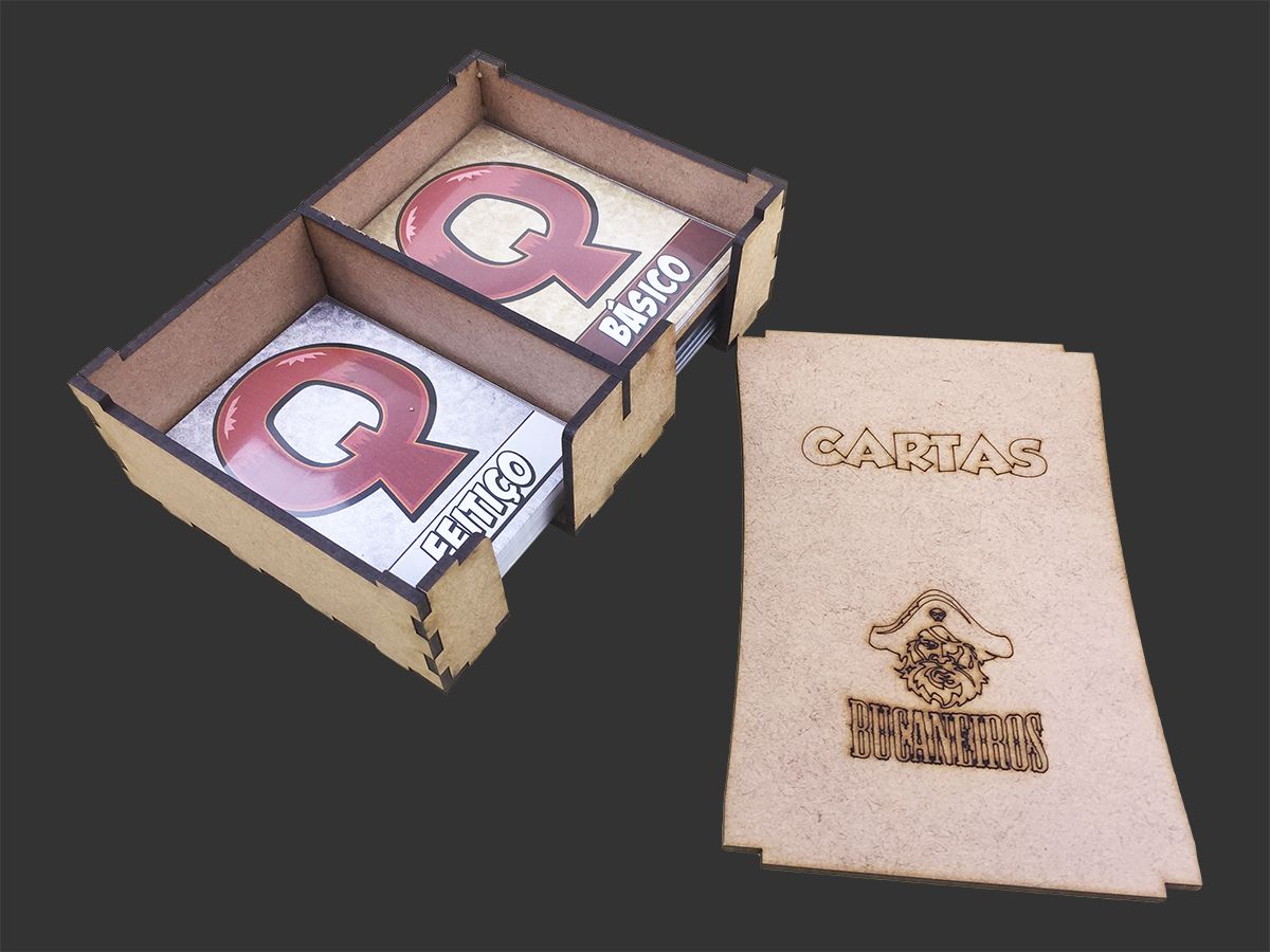 Organizador (INSERT MDF) para Quarriors! - Bucaneiros Jogos - Board ...