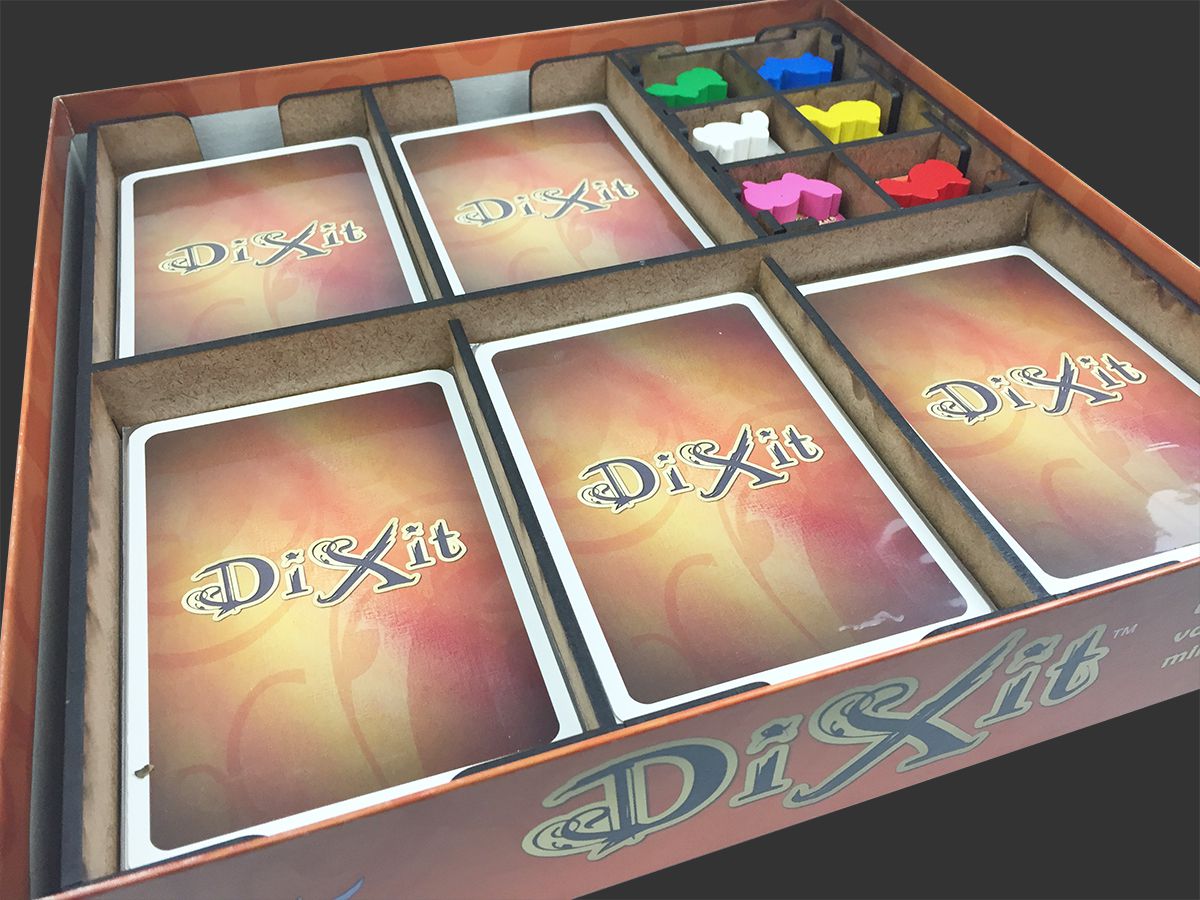 Organizador (INSERT MDF) para Dixit e Dixit Odyssey - Bucaneiros Jogos ...