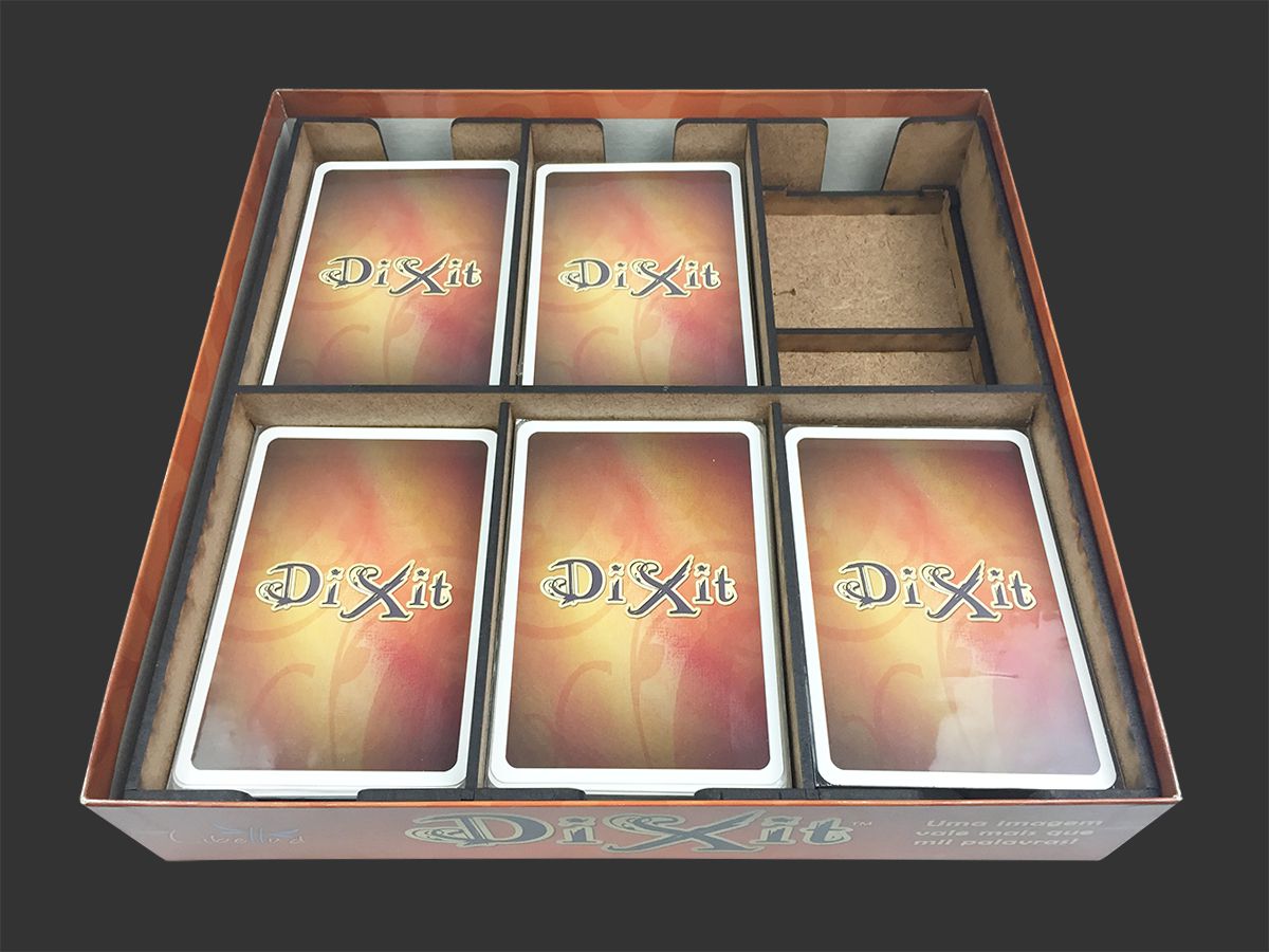 Organizador (INSERT MDF) para Dixit e Dixit Odyssey - Bucaneiros Jogos ...