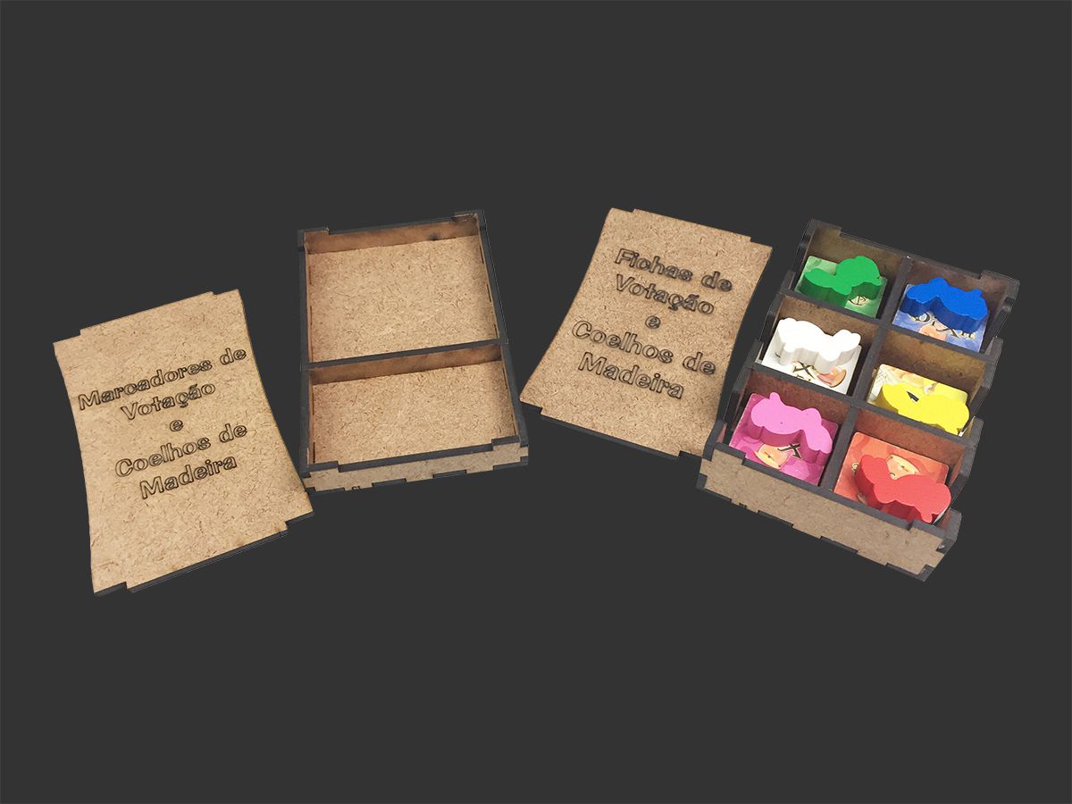 Organizador (INSERT MDF) para Dixit e Dixit Odyssey - Bucaneiros Jogos ...