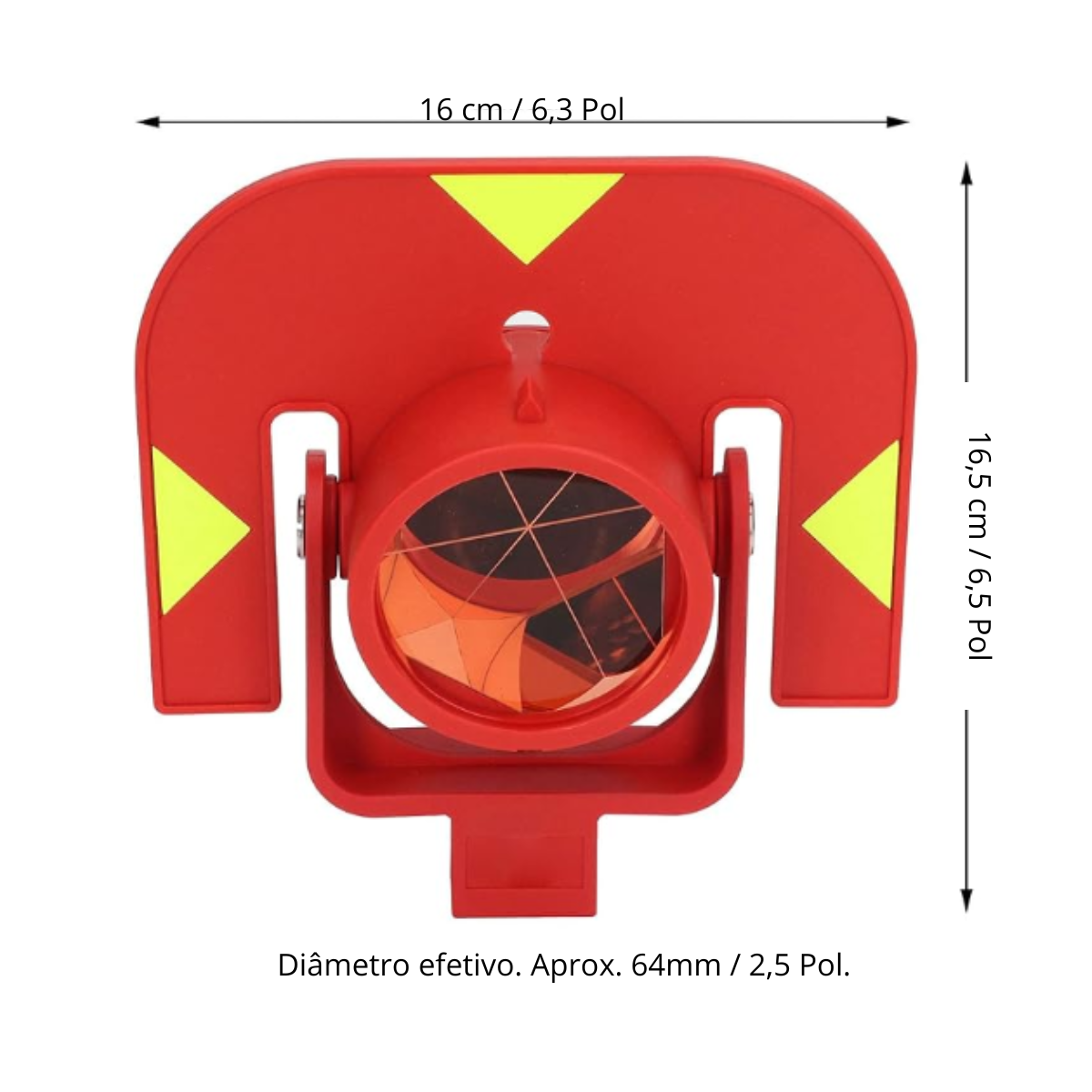 Prisma Circular com Suporte e Alvo Topografia Leica KTS C2 - Geotrack ...