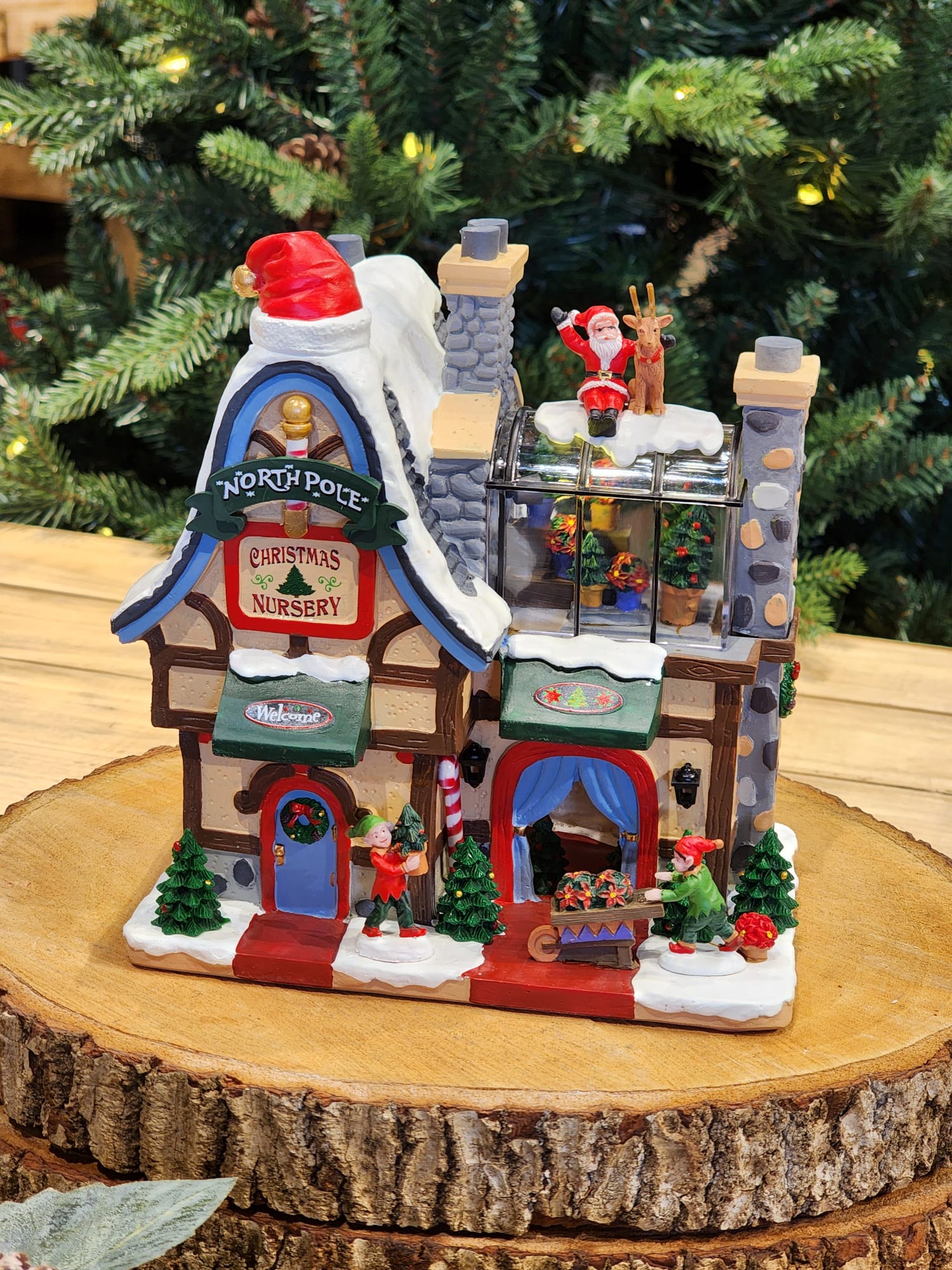 VILA VIVEIRO DE PLANTAS DO POLO NORTE - LEMAX - Senhor Natal