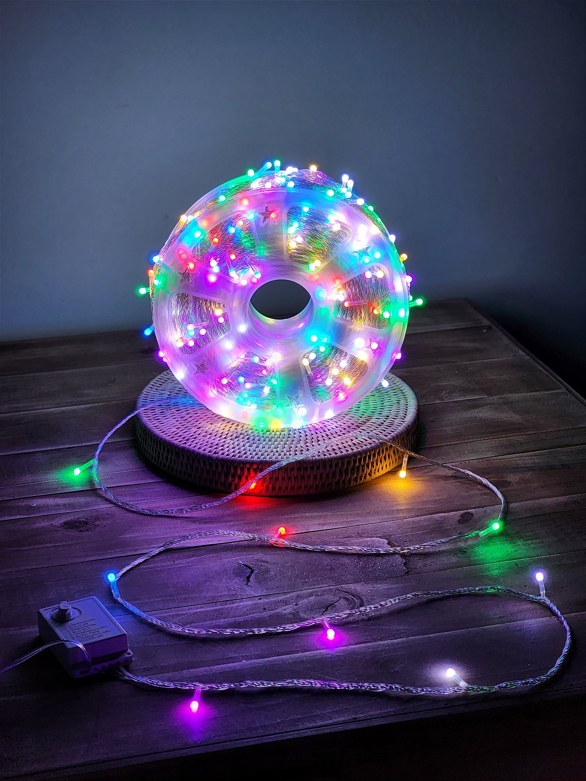 PISCA 520 LEDS 100 METROS COLORIDO COM FUNÇÕES 110V - Senhor Natal