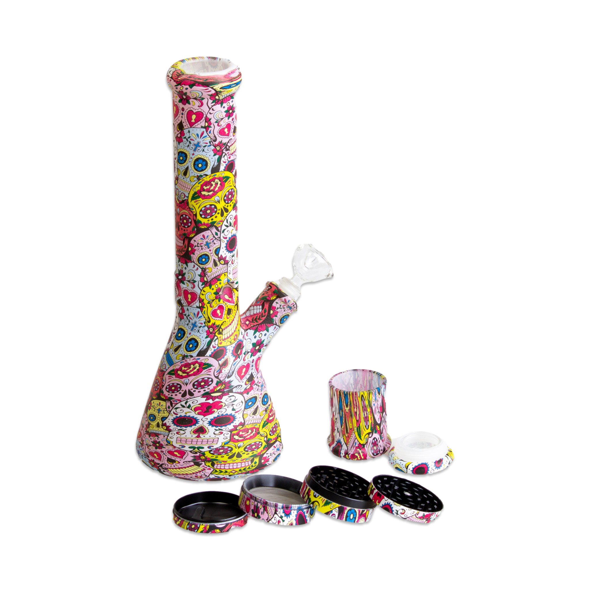 Bong Set - Caveira Mexicana - Zé Fumaça - Tabacaria e Head Shop