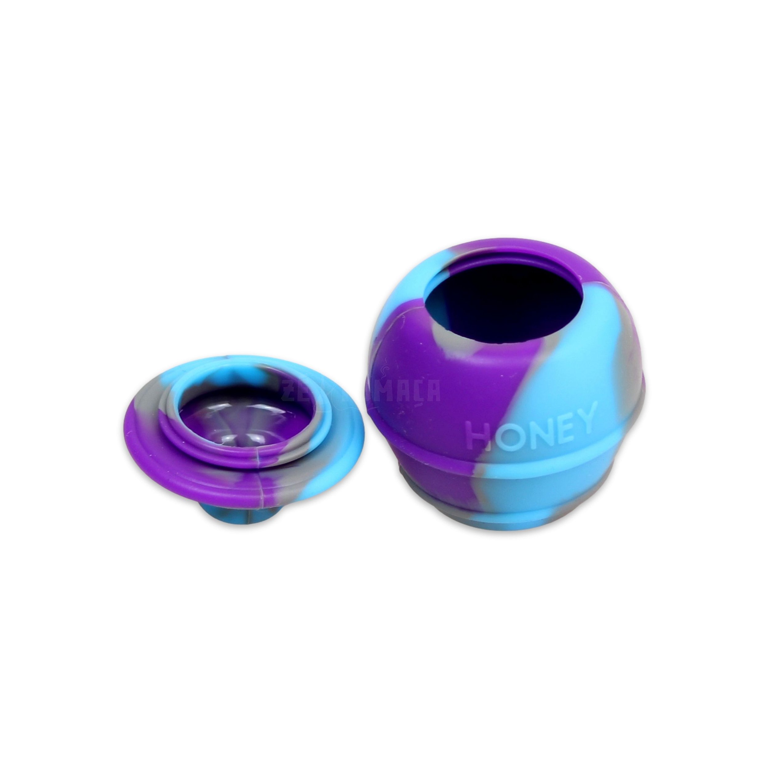 Slick Container Pote de Mel 35 ml - Roxo Cinza Azul - Zé Fumaça ...