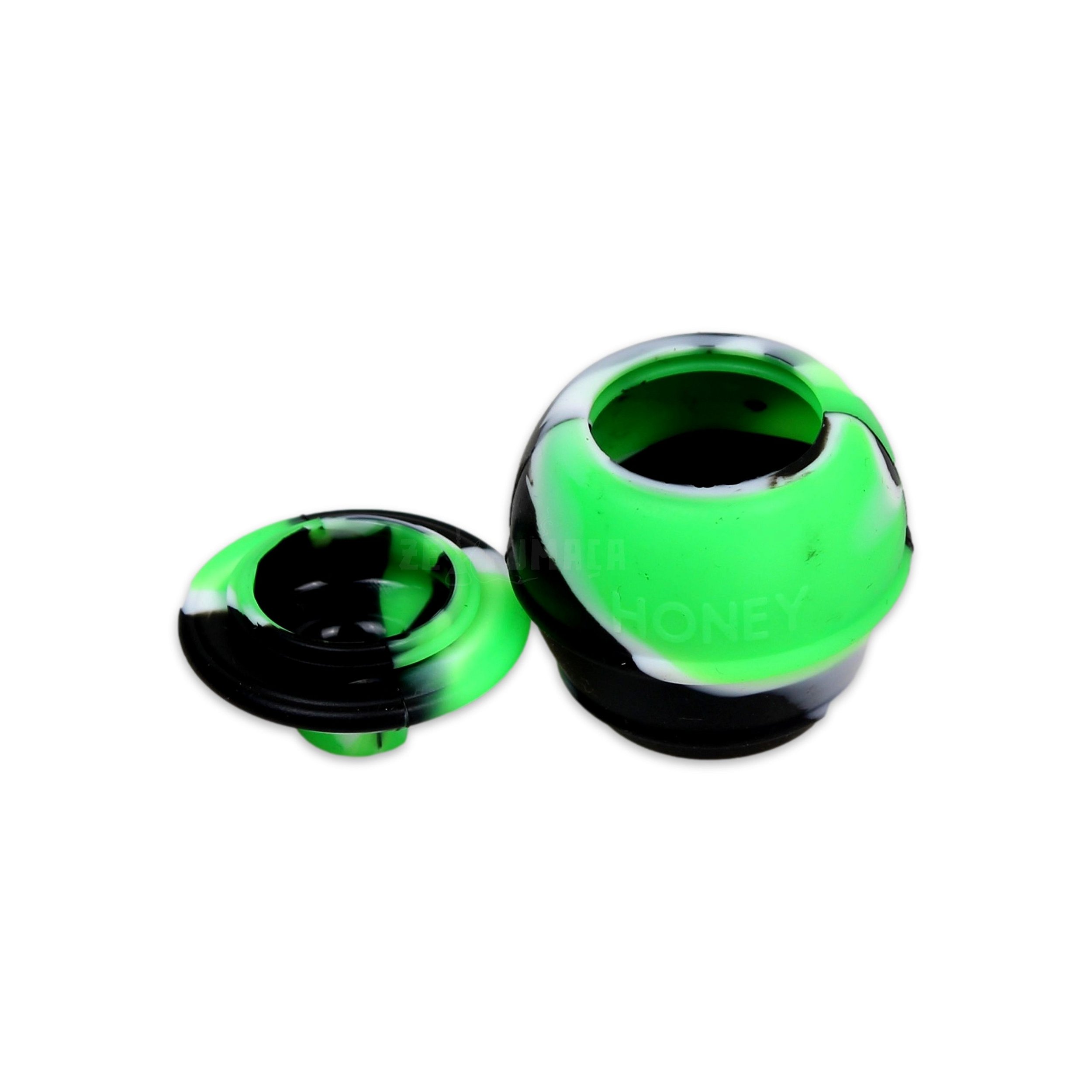 Slick Container Pote de Mel 35 ml - Verde Branco Preto - Zé Fumaça ...