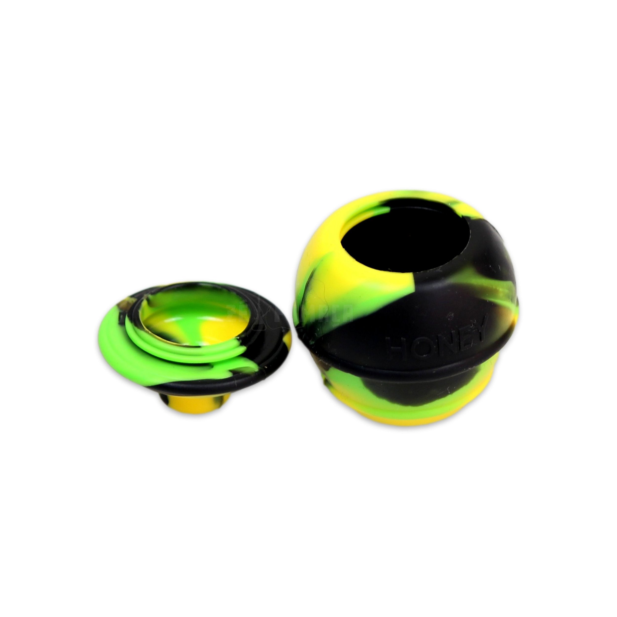 Slick Container Pote de Mel 35 ml - Preto Amarelo Verde - Zé Fumaça ...