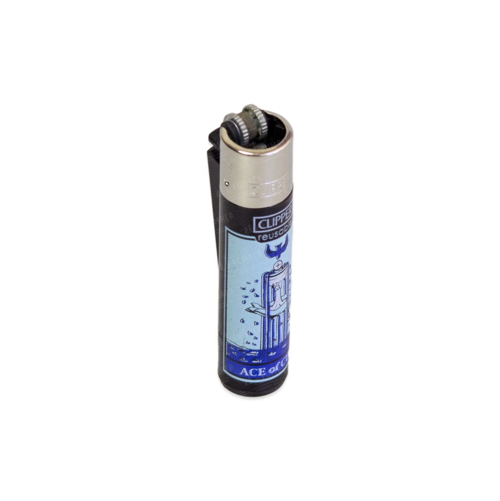 Isqueiro Clipper Grande Ace of Fortune - Ace of Cups - Zé Fumaça ...