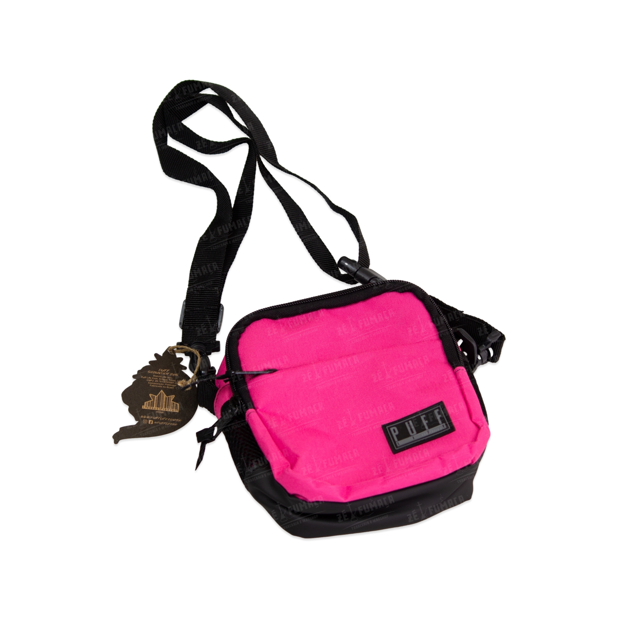 Shoulder Bag Puff Life - Rosa Pink - Zé Fumaça - Tabacaria e Head Shop