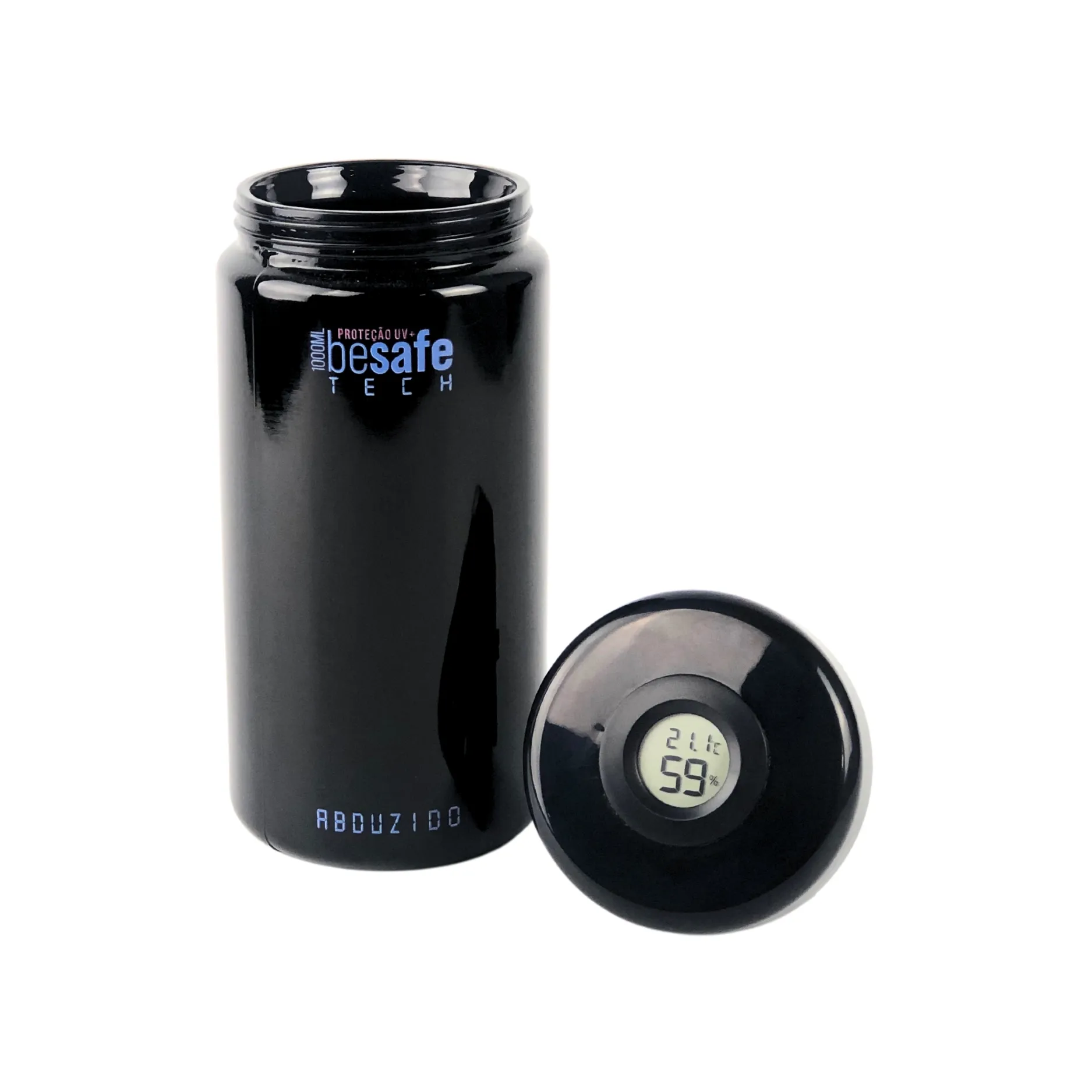 Pote de Vidro UV BeSafe Tech 1000 ml - Abduzido - Zé Fumaça - Tabacaria ...