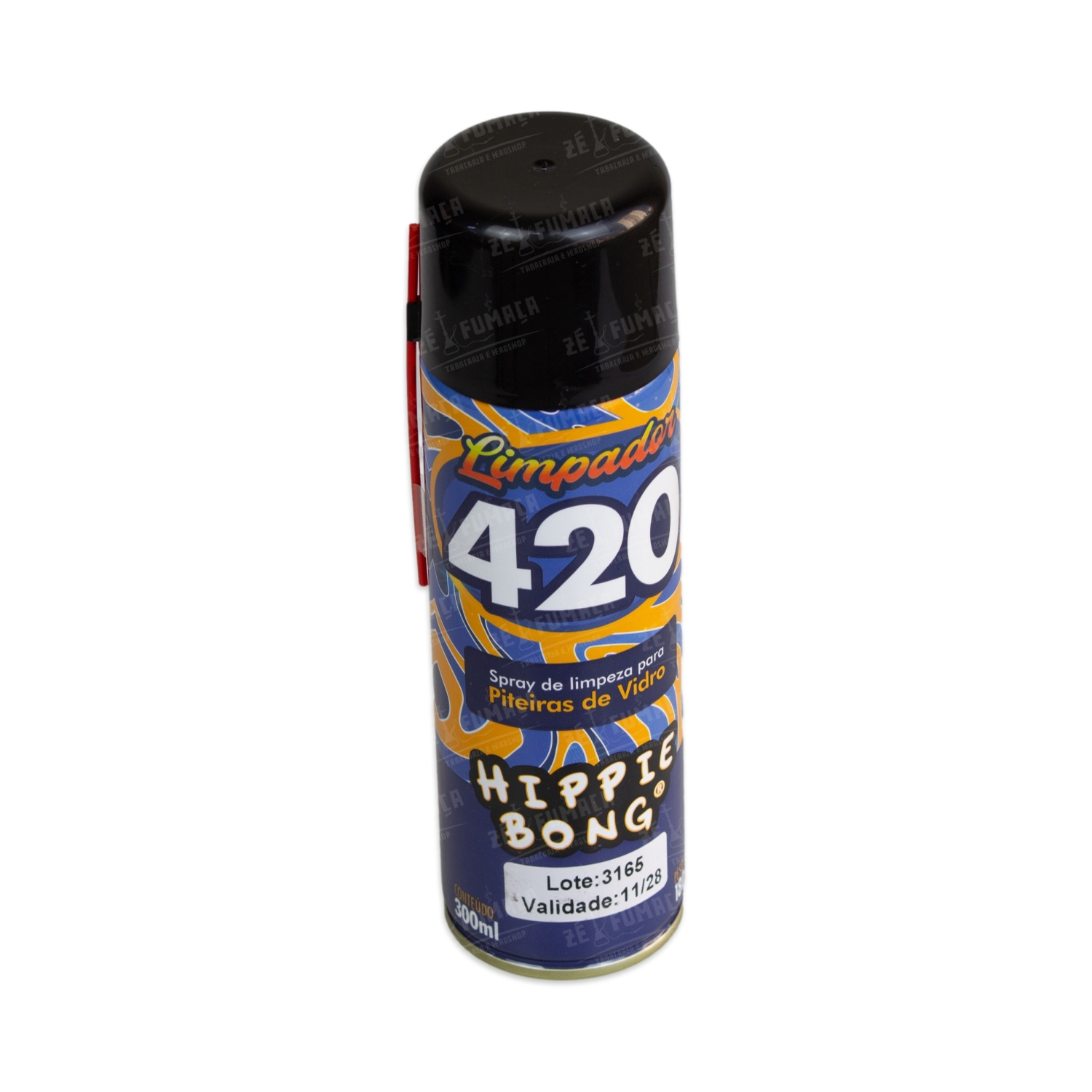 Limpador Spary 420 - Hippie Bong 300ml - Zé Fumaça - Tabacaria e Head Shop