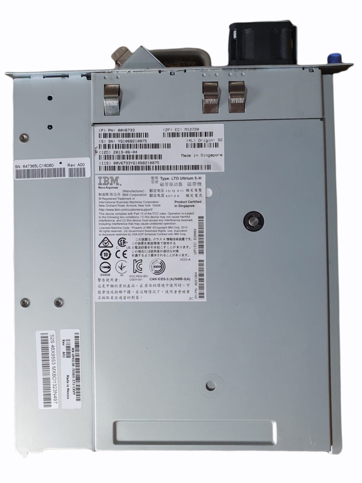 Unidade Fita Dat IBM Pn 00V6733 Ultrium 5 - Lto5 - POP SHOP
