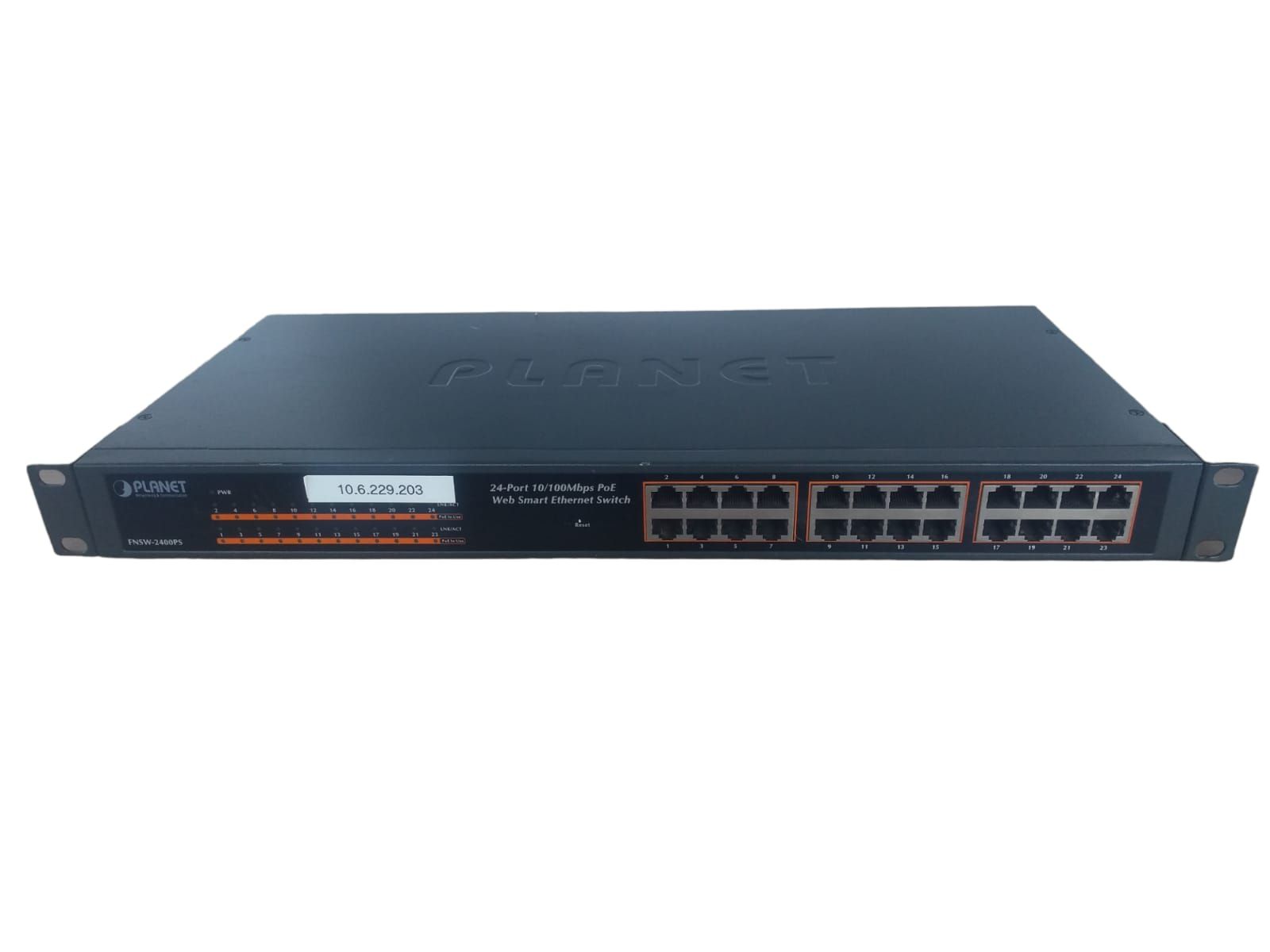 Switch Planet FNSW 2400ps 24 Portas 10/100Mbps POE SemiNovo - POP SHOP